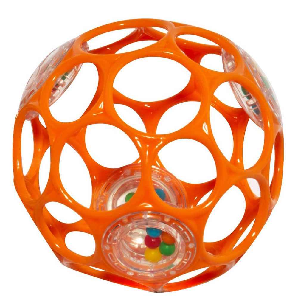 Bright Starts 81031 Oball Rattle Bebek Oyuncağı Turuncu | İlke Bebe