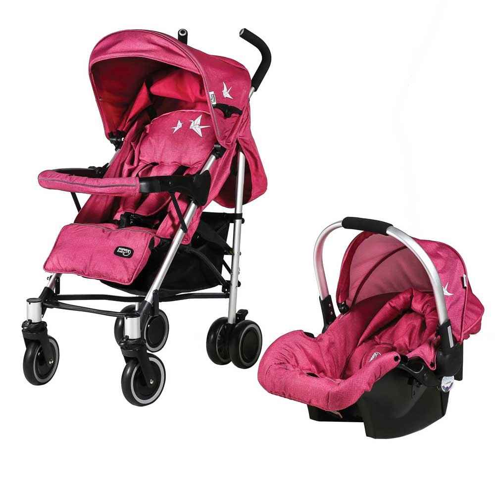 Sunny Baby 757 Yeni Jimmy Plus Travel Bebek Arabası Fuşya | İlke Bebe