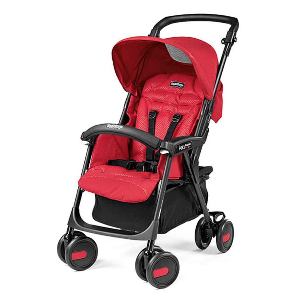 Peg Perego Aria Shopper Twin İkiz Bebek Arabası Mod Red | İlke Bebe
