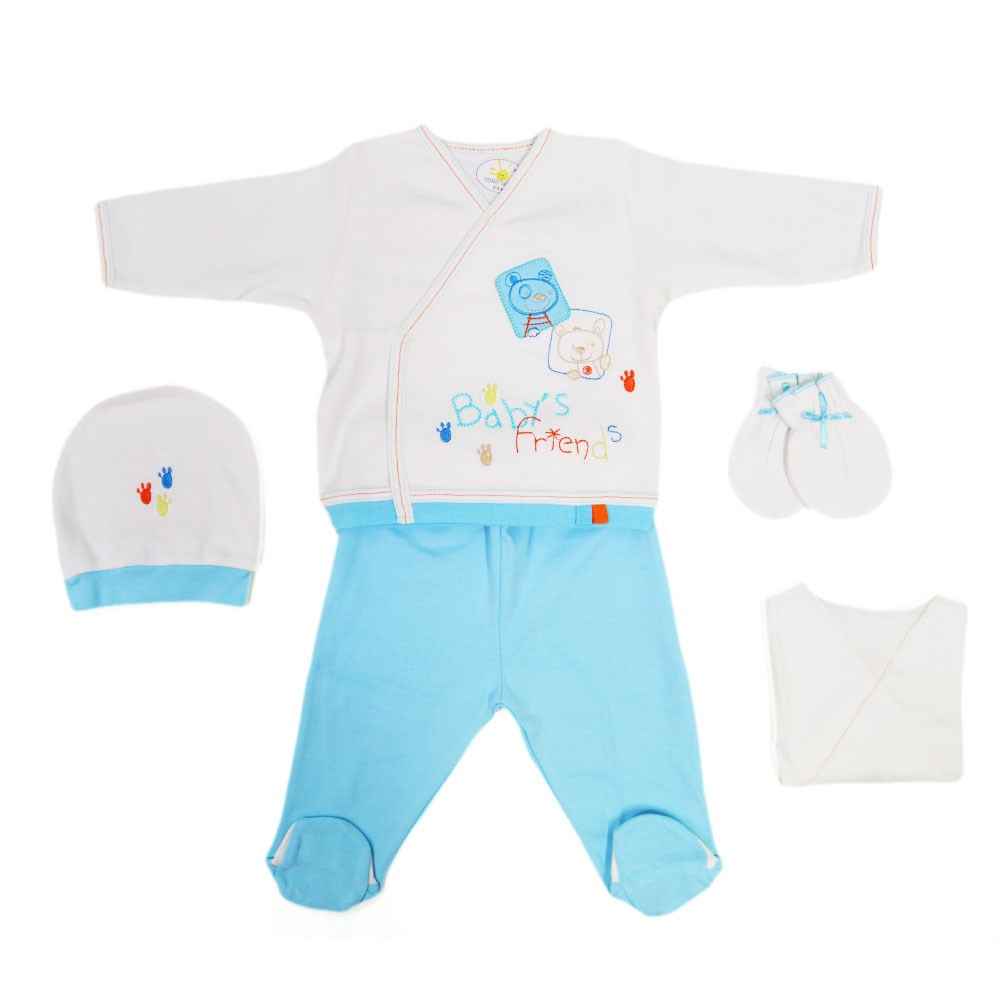Tory Baby Bebek Hastane Çıkış Seti 5'li Turkuaz Fiyatı | İlke Bebe