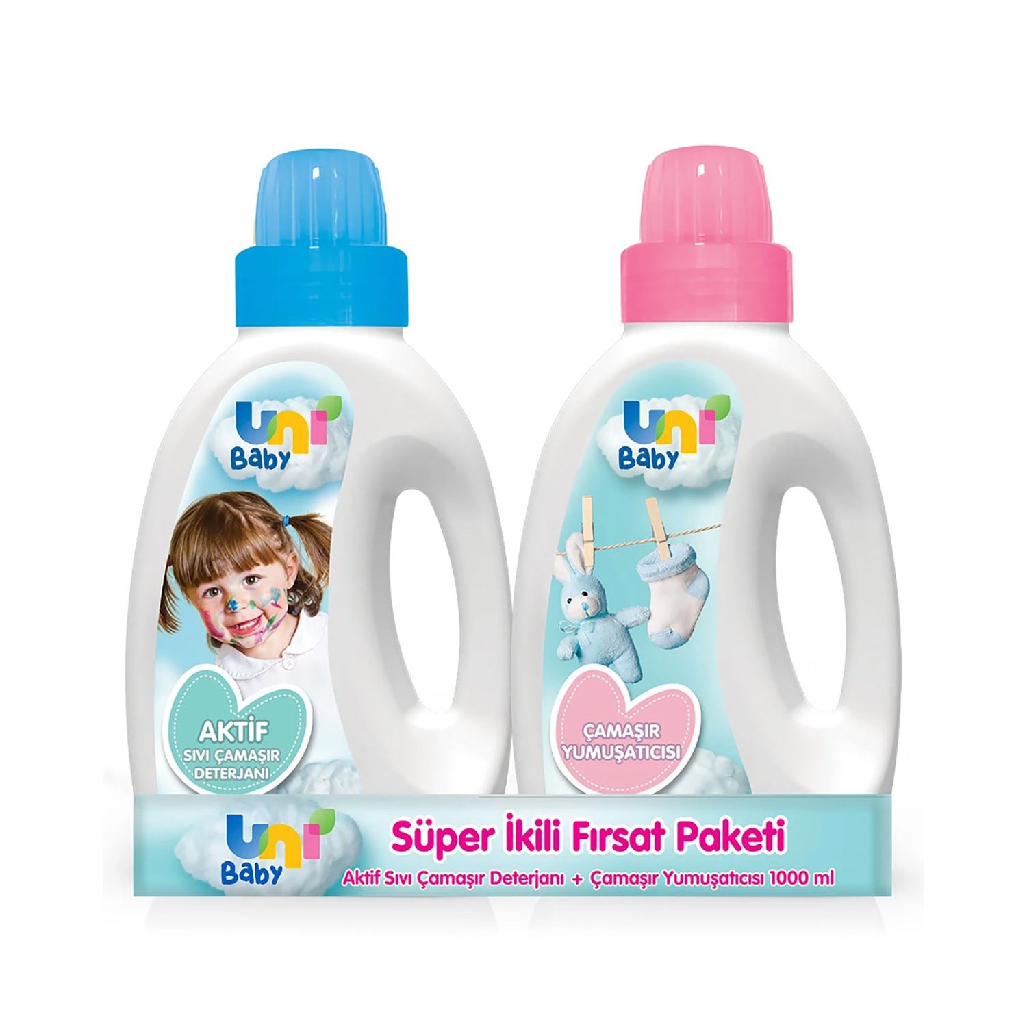 Uni Baby Aktif Sıvı Çamaşır Deterjanı ve Yumuşatıcı 1000 Ml Fiyatı ...